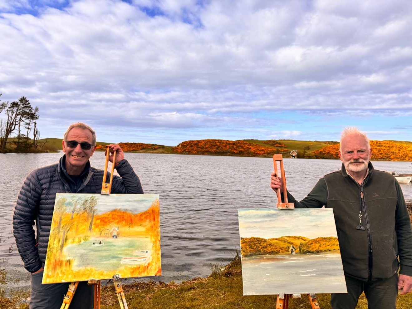 Robson Green and Uncle make waves with art for a good cause - The ...