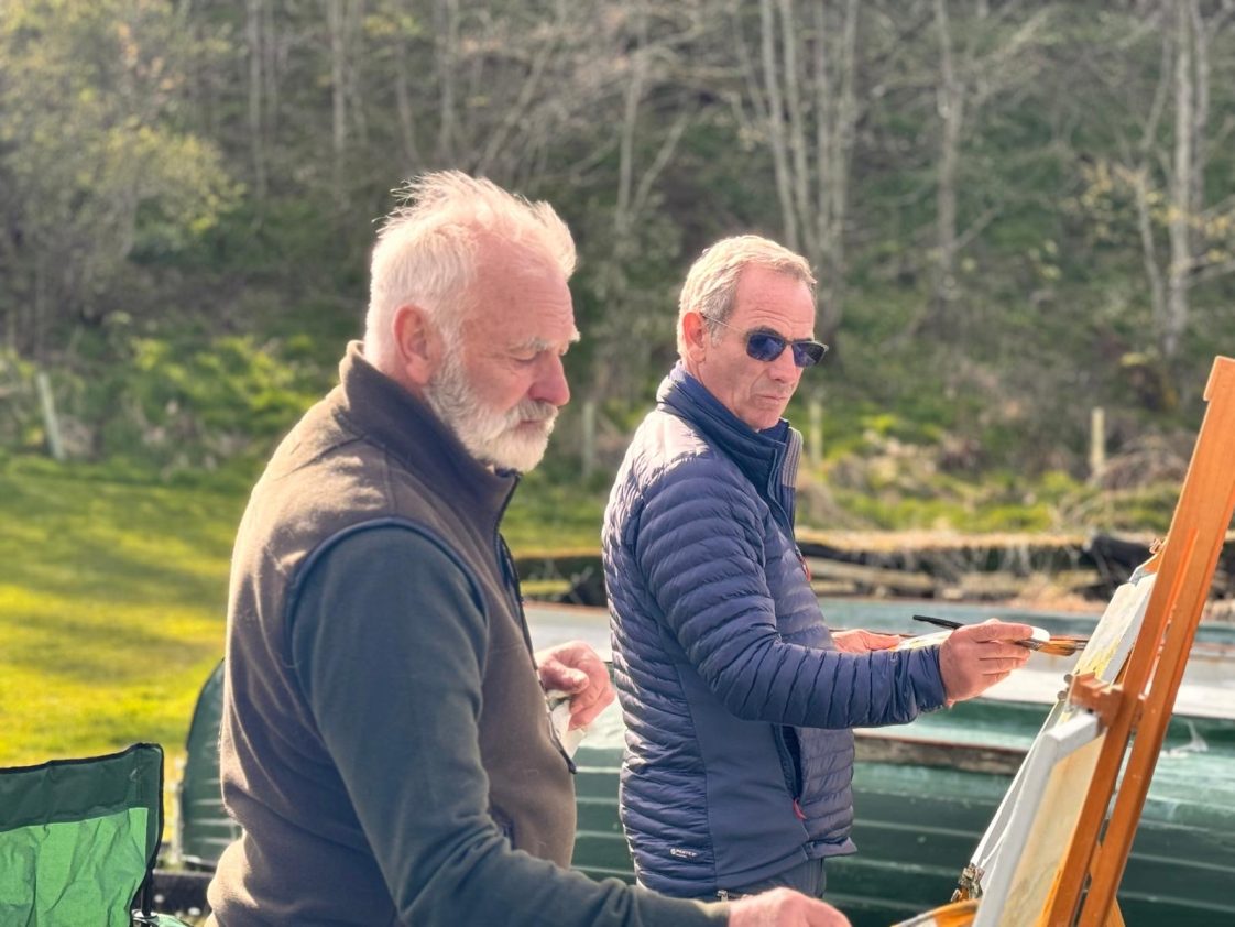 Robson Green and Uncle make waves with art for a good cause - The ...